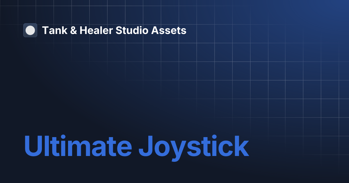 Ultimate Joystick | Tank & Healer Studio Assets